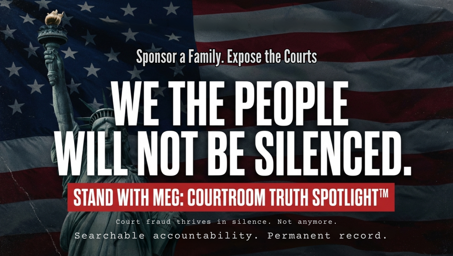 Fundraiser by Meg Miller : Stand With Meg: Sponsor a Family. Expose the ...