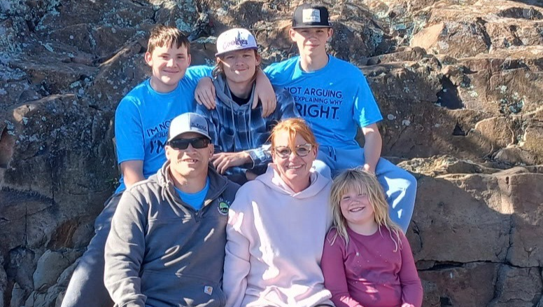 Fundraiser for Jordan Adam by Heather Fridley : Daniel Diede and his family